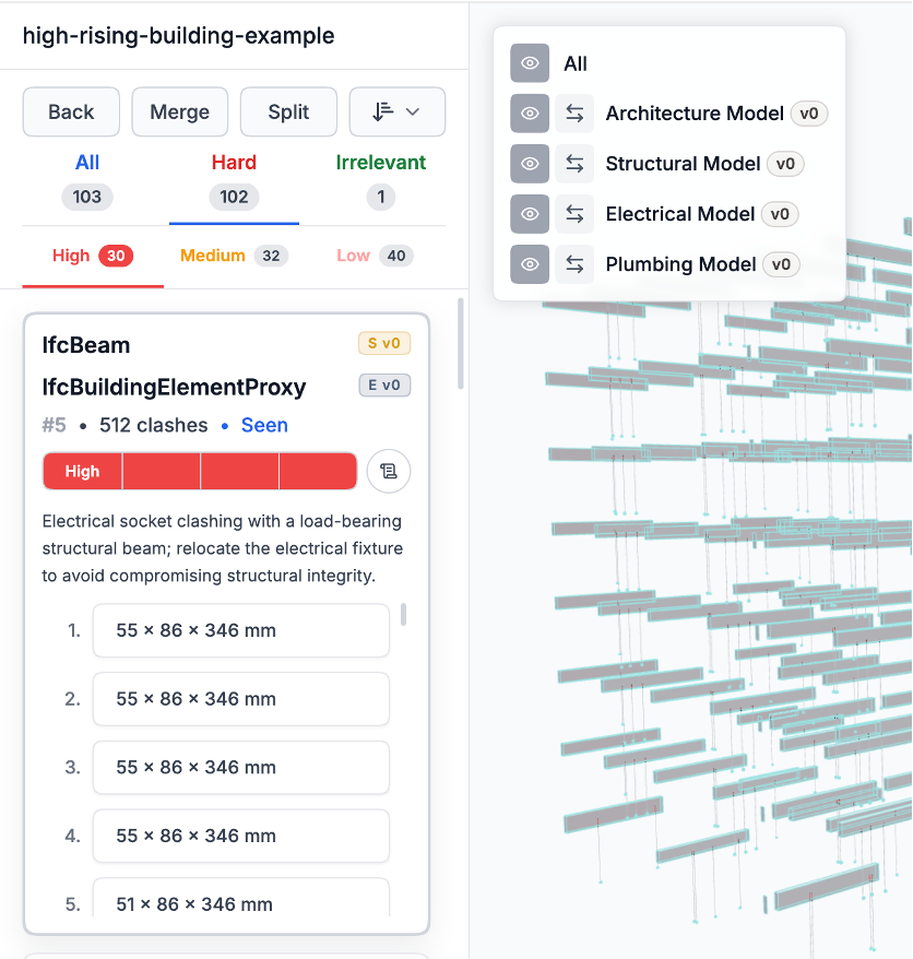 SiloLink - AI Clash Review for BIM Coordination